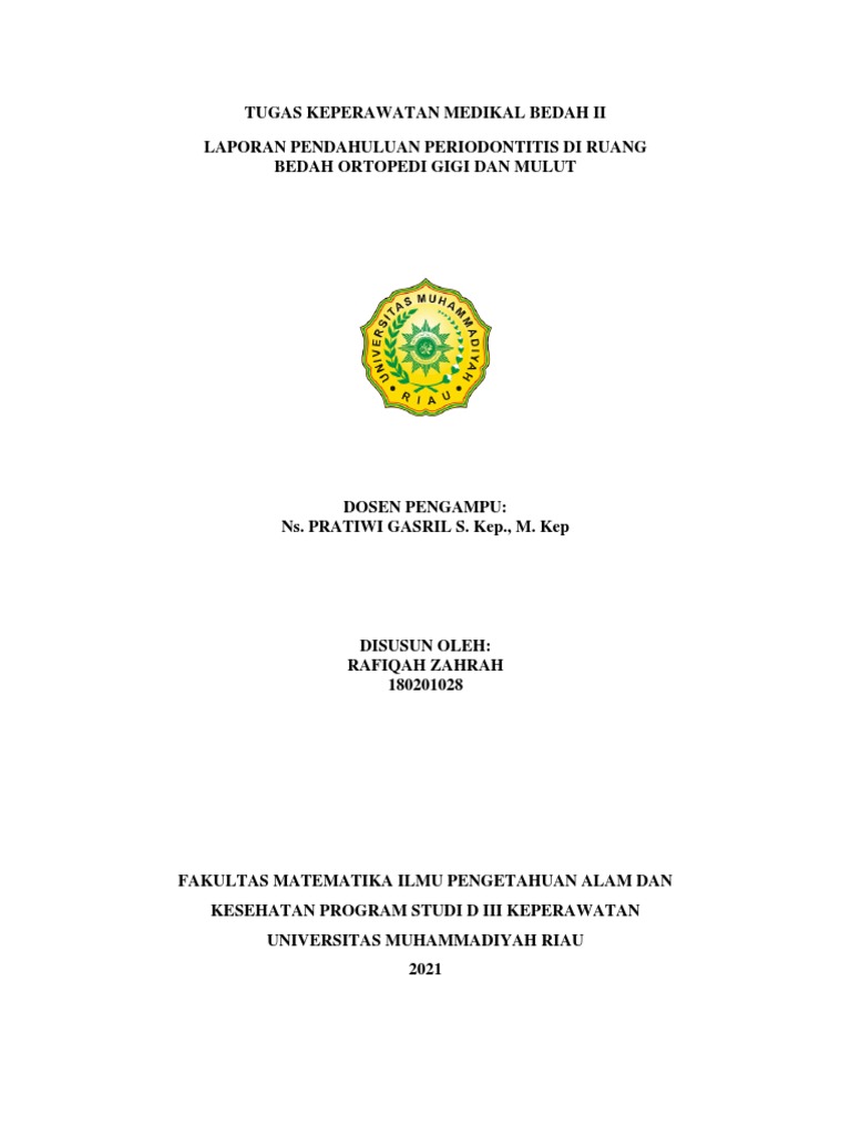 LP KMB II (PERIODONTITIS) - Dikonversi | PDF