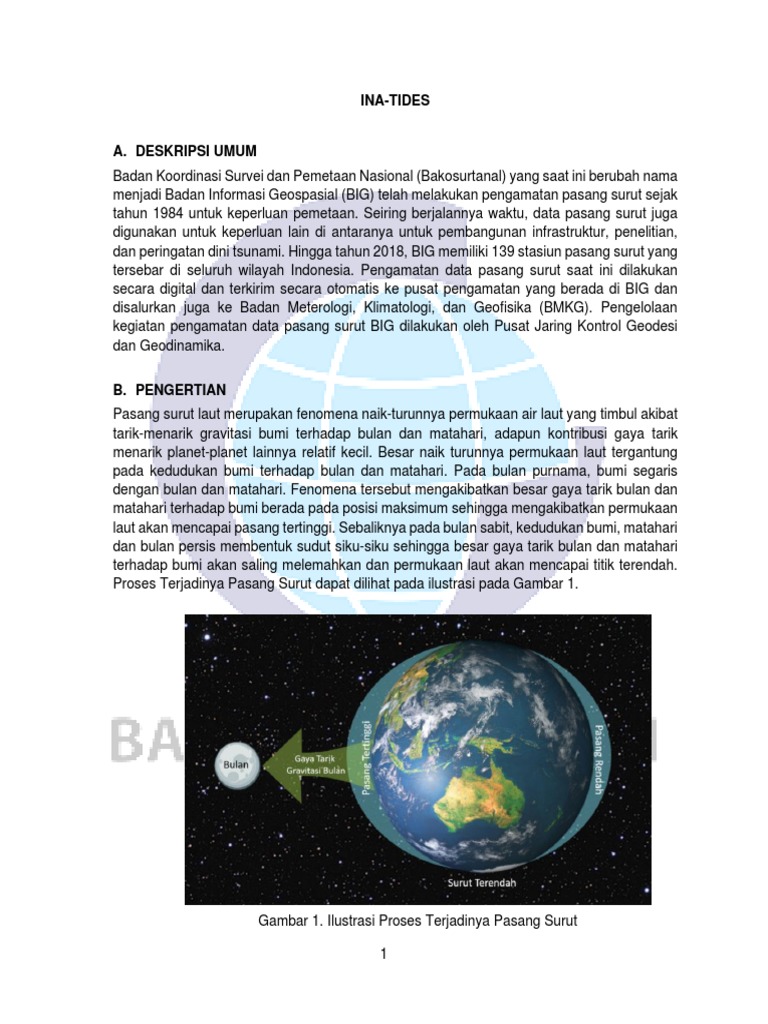 Sistem Pengamatan Pasang Surut Ina-Tides | PDF