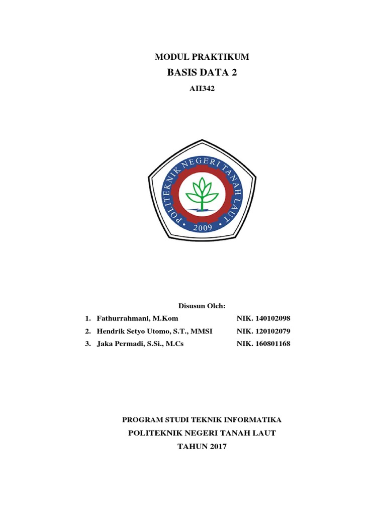Modul Basis Data 2 | PDF | Seni | Komputer