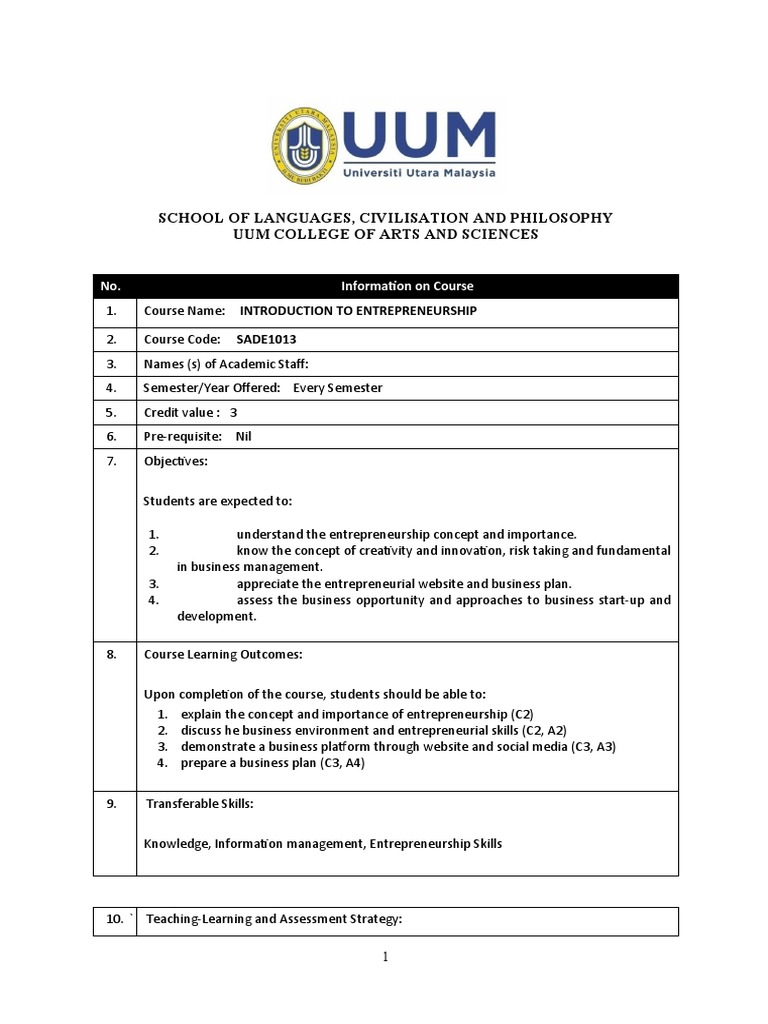 School of Languages, Civilisation and Philosophy Uum College of Arts ...