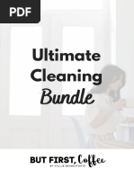 Daily Cleaning Sign Off Sheet | PDF