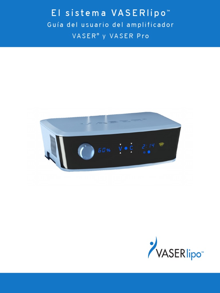 P007115-02 User Guide, Vaser Vaser Pro Amp, ES | PDF | Frecuencia de ...