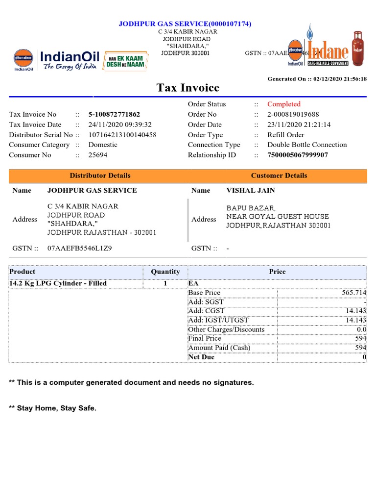 Gas Bill | PDF | Government Finances | Economies