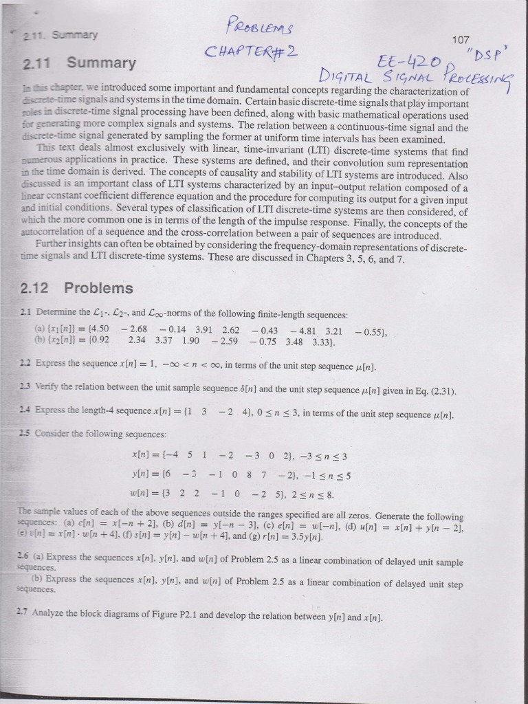 Chapter 2 Problems | PDF | Electronics | Telecommunications Engineering