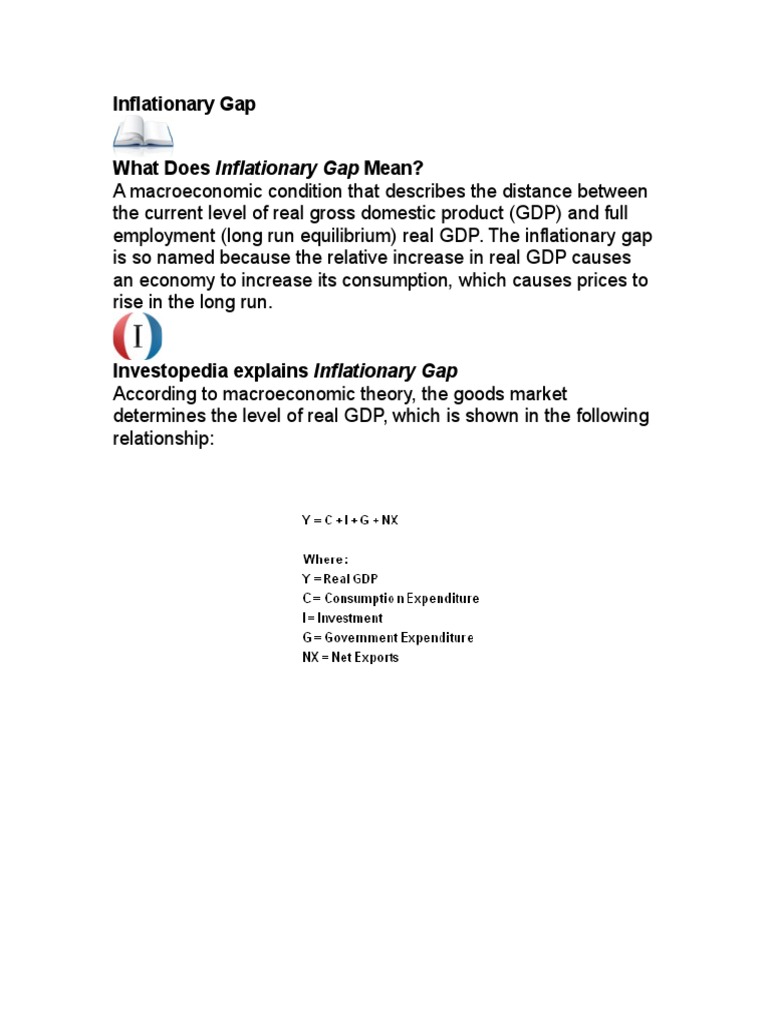 Understanding the Inflationary Gap | PDF | Full Employment | Inflation