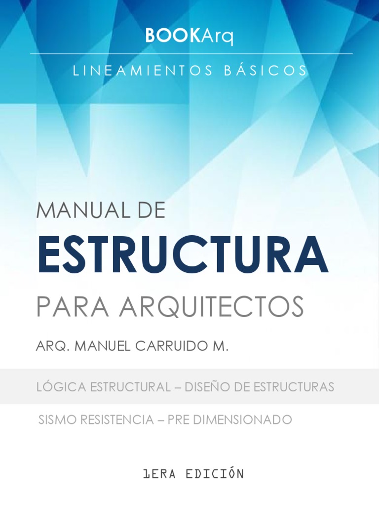 Manual de Estructura para Arquitectos | PDF | Columna | Hormigón