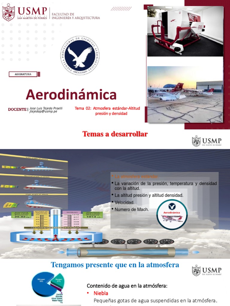 Atmosfera Estándar-Altitud Presión y Densidad | PDF | Número de Mach ...