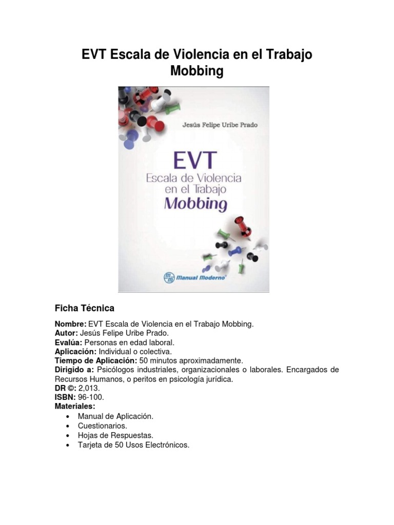 EVT Ficha Técnica y Descripción | PDF
