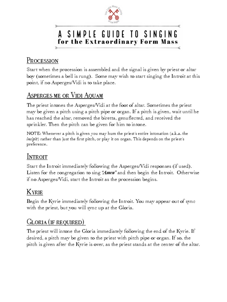 Liturgical Music Guidelines for Mass | PDF | Eastern Christianity ...