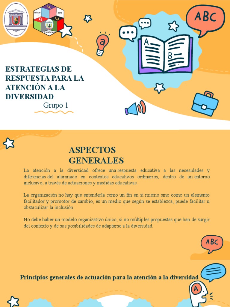 Estrategias de Respuesta para La Atencion A La Diversidad | PDF ...