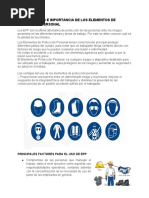 PROGRAMA DE EPP y MATRIZ DE EPP | PDF