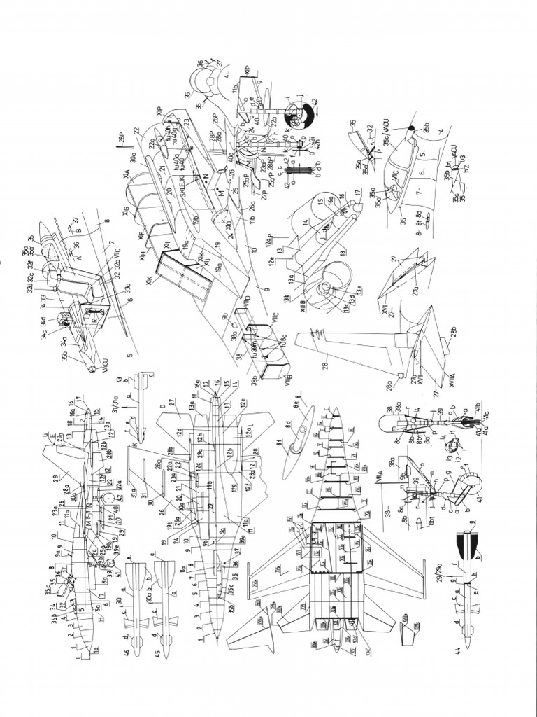 (Paper Model) (Airplane) (Halinski) Rus. Su-27 Flanker | PDF