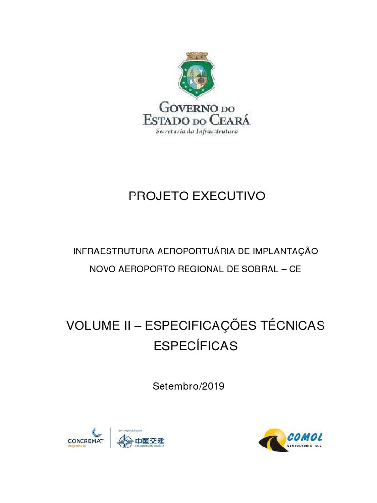 Anexo M - Especificações Técnicas | PDF | Engenharia | Qualidade (negócios)