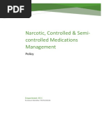 Narcotic Medication Shift Change Record | PDF | Social Programs ...