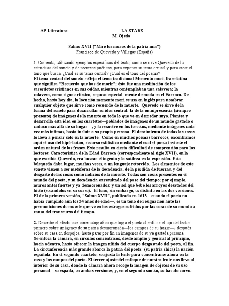 Mire Los Muros | PDF | Barroco | Sonetos