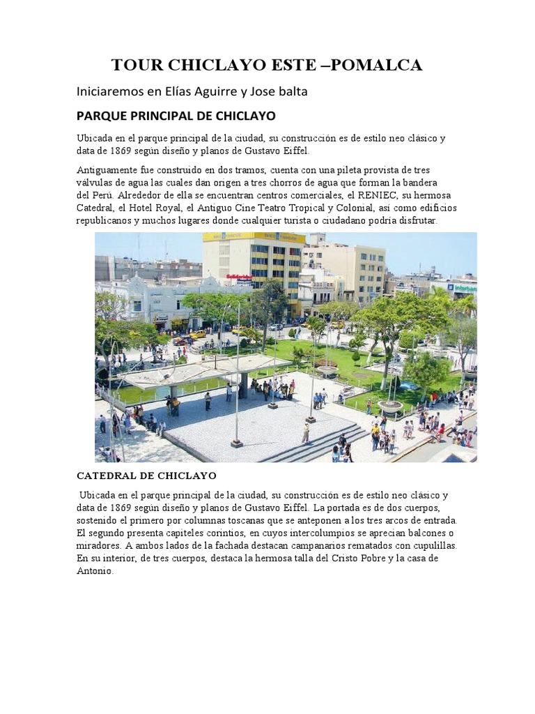 Ruta Pomalca Presentacion Final | PDF | Business