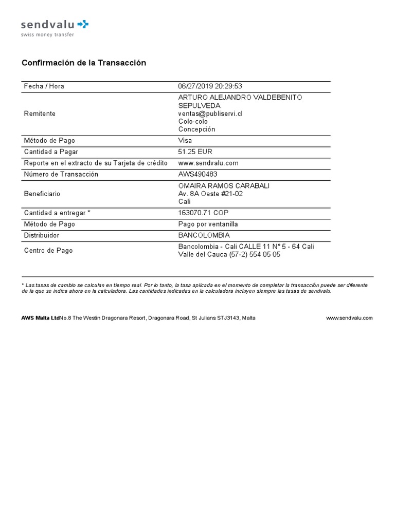 AWS Transaction Receipt 490483 | PDF