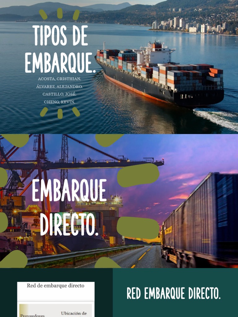 Tipos de Embarque Presentación | PDF