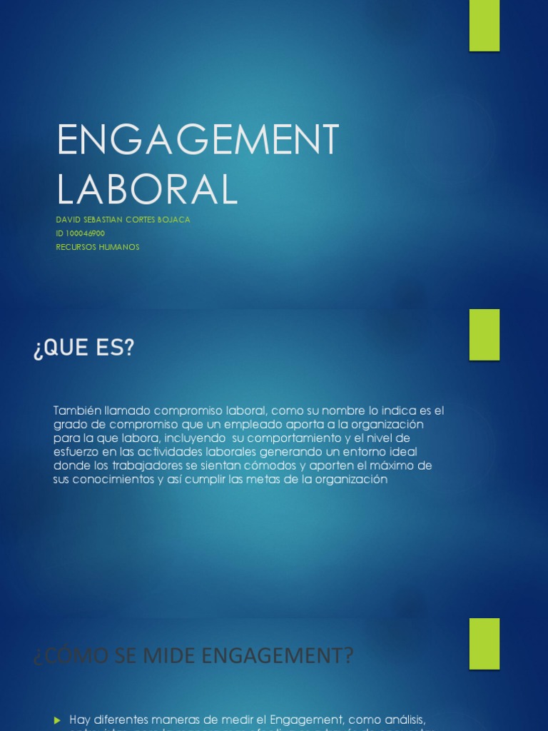 Engagement Laboral | PDF | Empresas | Gestión de recursos humanos