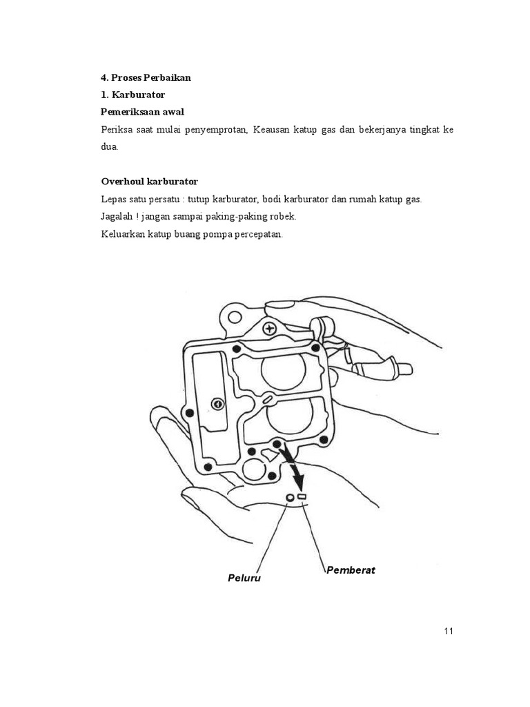 Hal 11-17 Karburator | PDF