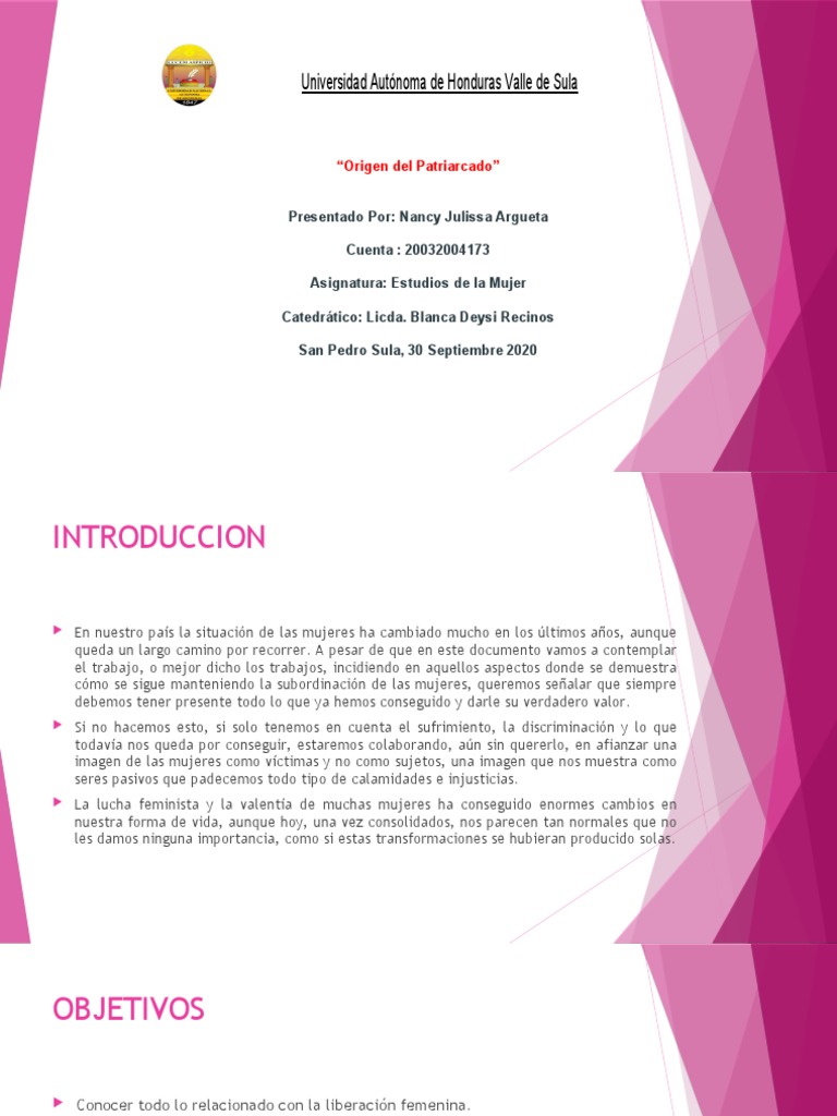 Argueta Nancy U1T2a1 | PDF | Patriarcado | Matriarcado