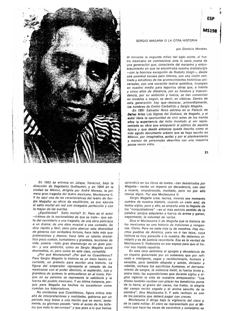 Moctezuma II, Sergio Magaña | PDF