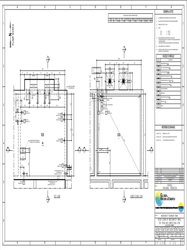 A B C D E F G General Notes: Cargill Pandaan, Indonesia Top View Lower ...