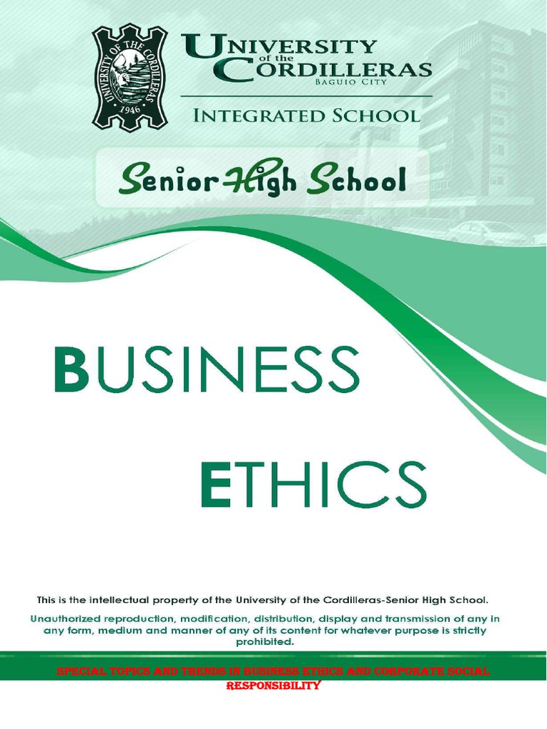 Module 10 - Business Ethics and Social Responsibility | PDF | Business ...