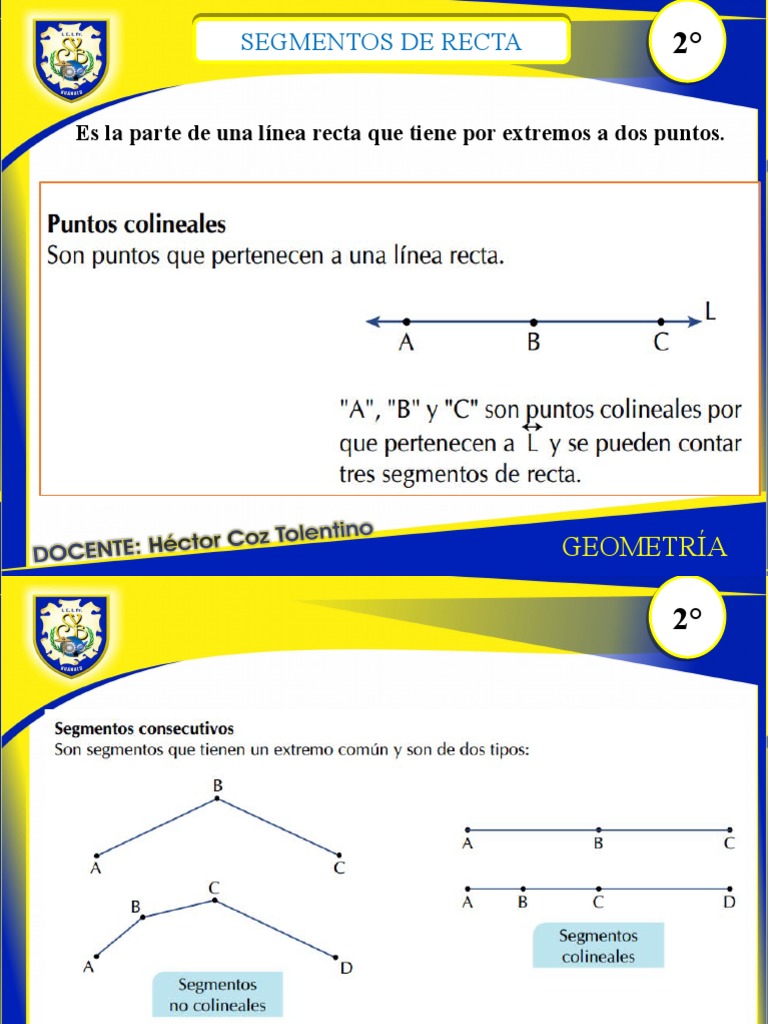 Segmentos - Ejercicios | PDF