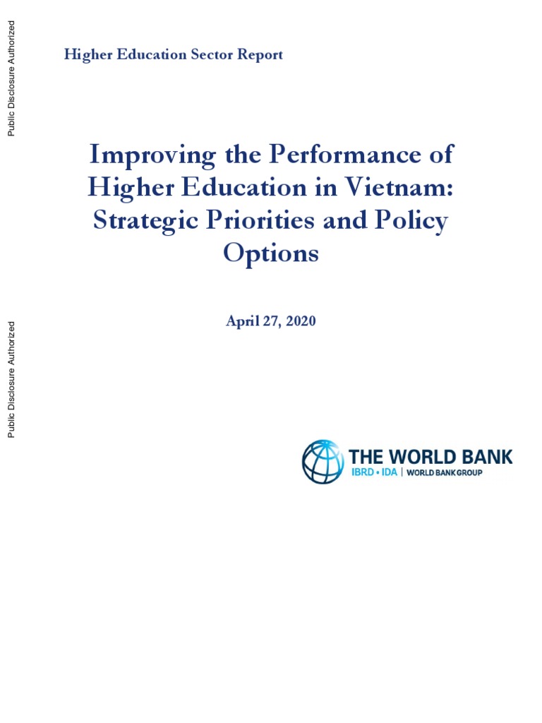 Improving The Performance of Higher Education in Vietnam Strategic ...