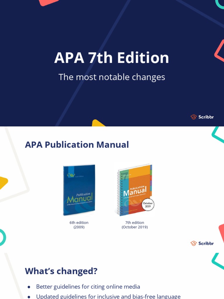 APA 7th Edition: The Most Notable Changes | PDF | Arial | Apa Style