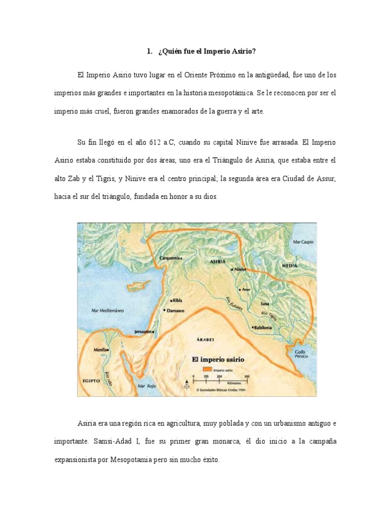 Quién Fue El Imperio Asirio | PDF | Mitología mesopotámica | Mitología
