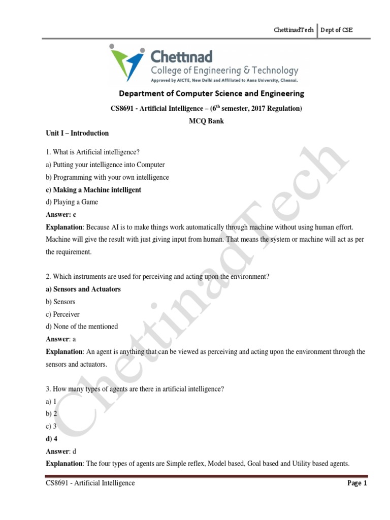 Department of Computer Science and Engineering: Chettinadtech Dept of ...