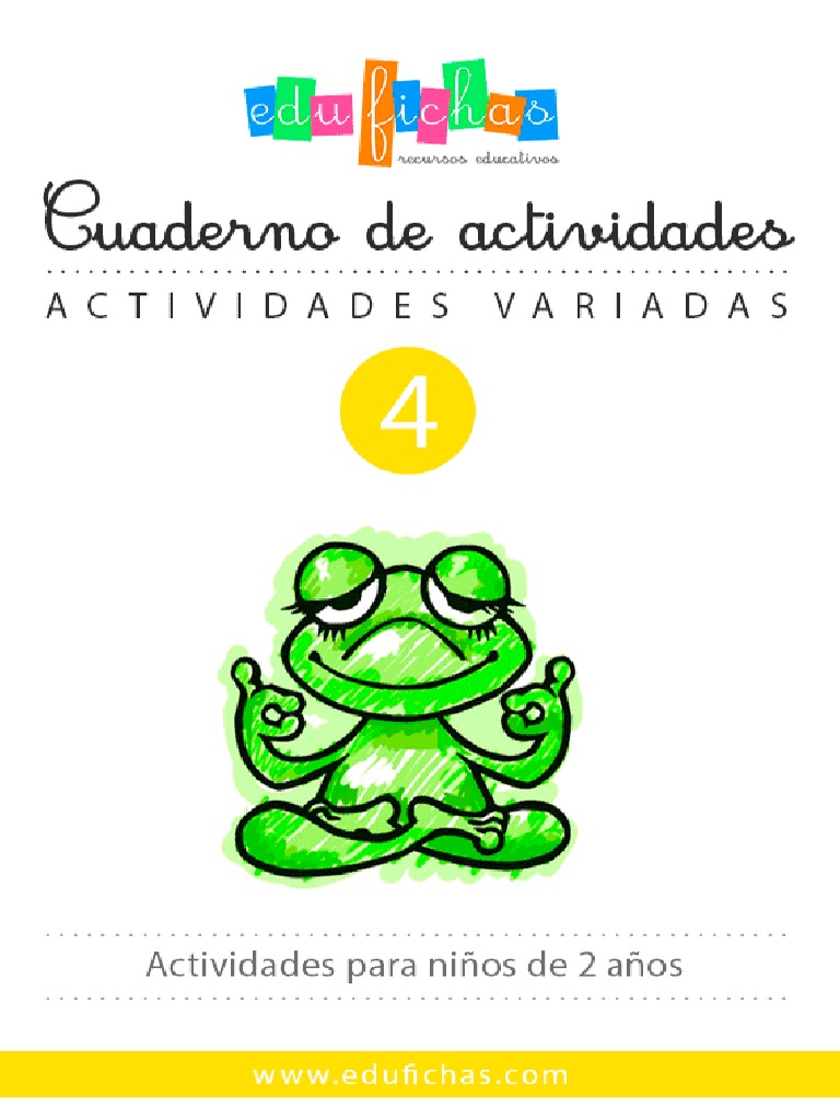 Actividades para Niños 2 Años Edufichas | PDF
