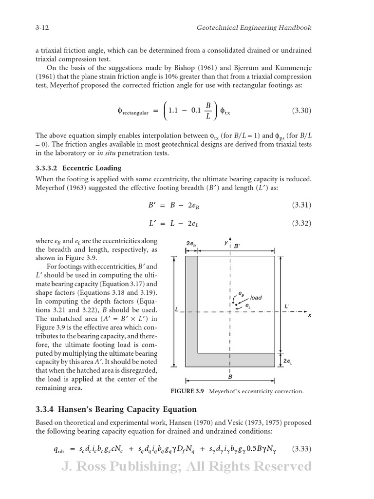 Bearing Capacity Equations for Shallow Foundations on Cohesive ...