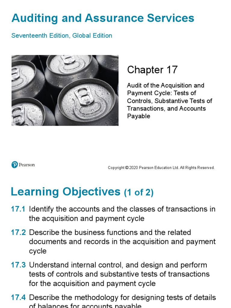 Arens Aas17 PPT 17 | PDF | Accounts Payable | Audit