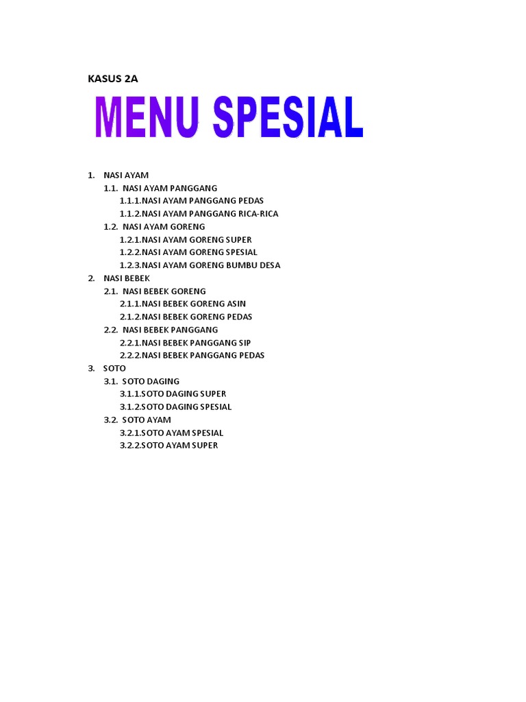 KASUS 2 - Arnetta Tri Widya - CA1801 | PDF