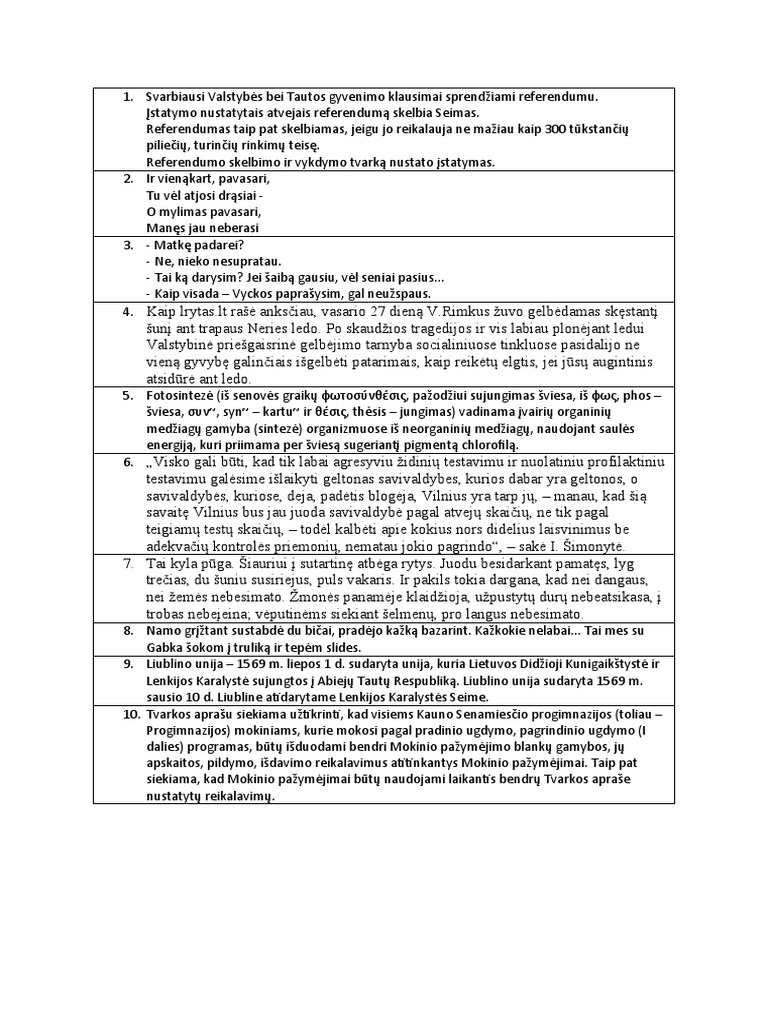 Funkciniai Stiliai. Testas | PDF