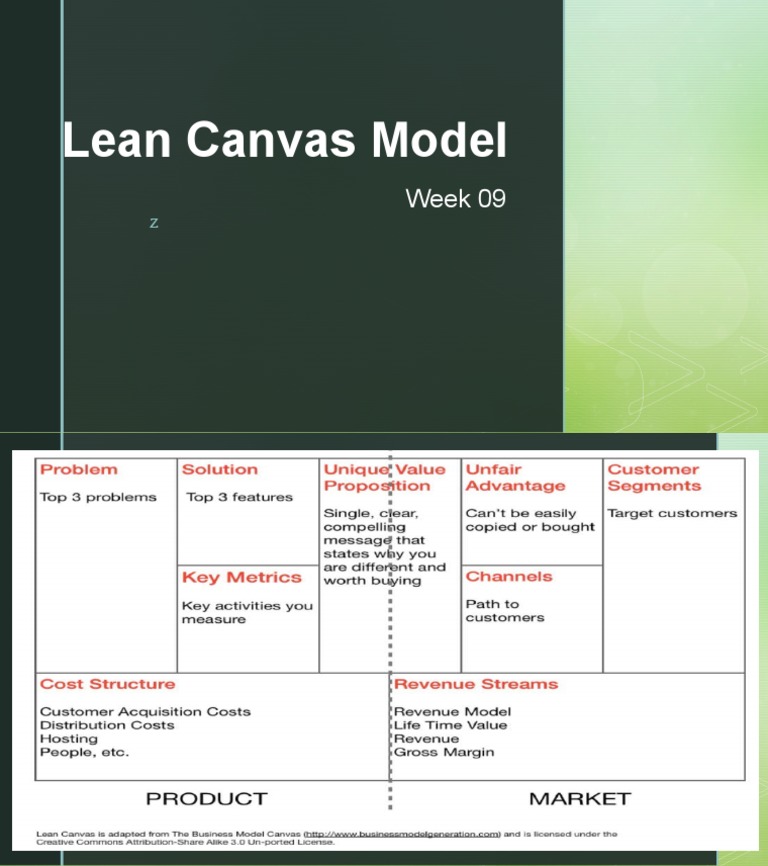 Lean Canvas Model | PDF