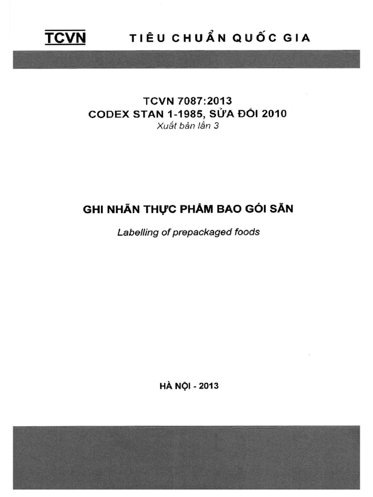 TCVN 7087-2013 | PDF