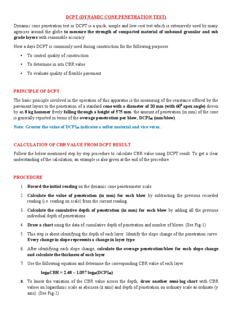 DCPT: CBR Calculation and Analysis Guide | PDF | Technology & Engineering