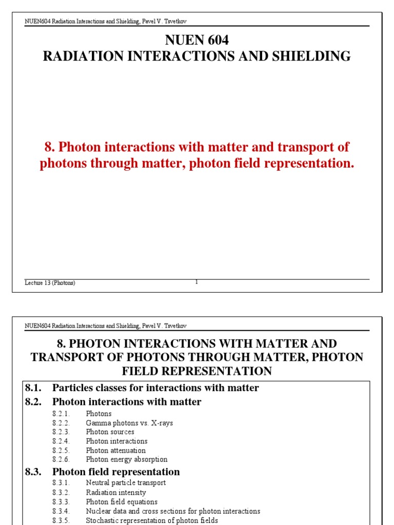 01 (Photons) | PDF | Gamma Ray | Photoelectric Effect