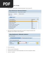 SAP PP - How To Create & Change Routing | PDF | Business Process | Routing