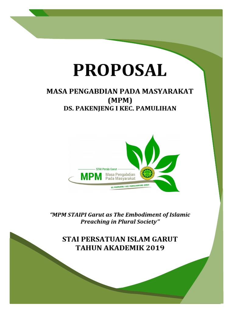 Bismillah Proposal | PDF