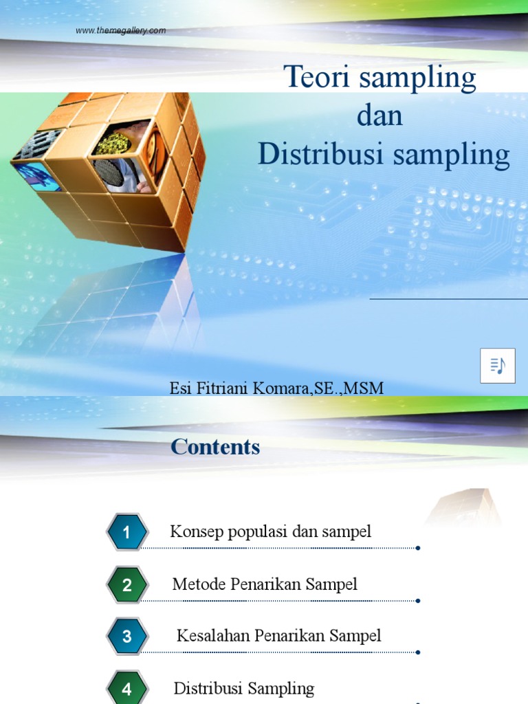 Teori Distribusi Sampling dan Aplikasinya dalam Penelitian | PDF