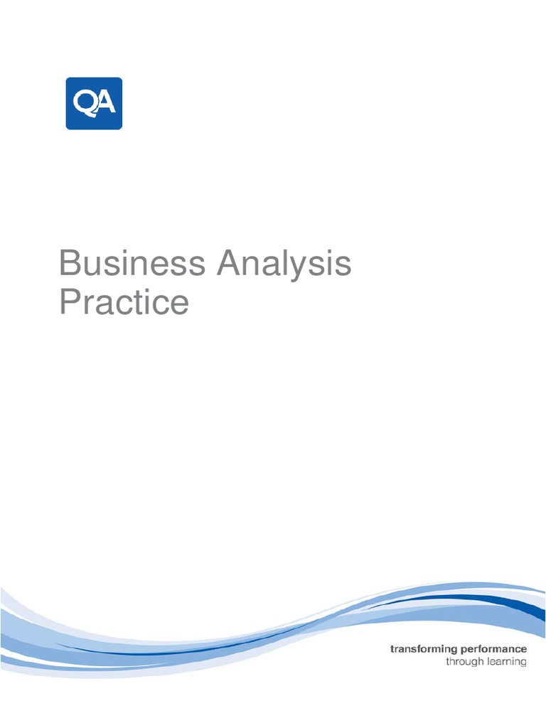 BCS Business Analysis Practice (BAP) Course Material | Download Free ...