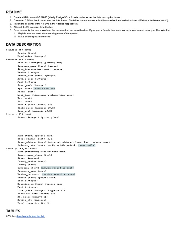 Exercise For SQL Skills at People Interactive India PVT LTD | PDF ...