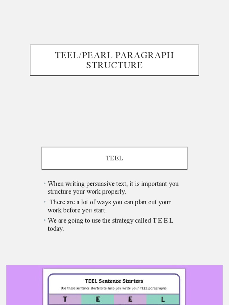 Teel Paragraph Structure | PDF | Cats | Habitat