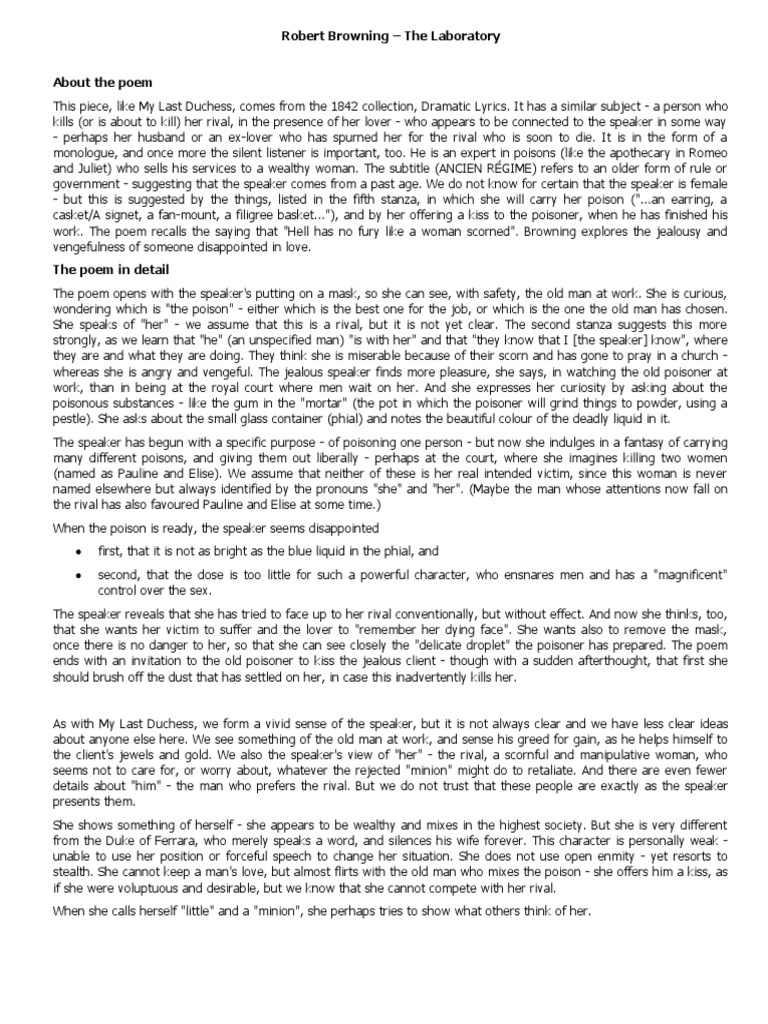 4 - Laboratory Notes and Poem | PDF | Poetry