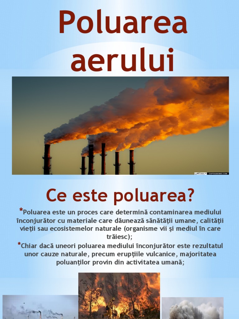 Poluarea Aerului | PDF